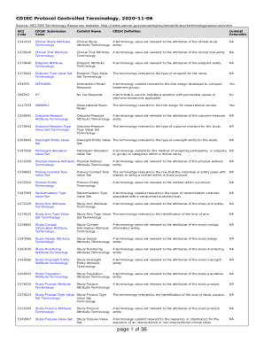 Fillable Online Controlled Terminology Best Practices Fax Email Print - pdfFiller