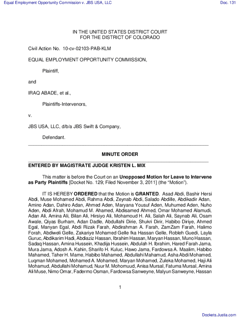 Fillable Online JBS Swift to Pay up to $5.5 Million to Settle EEOC Race ...