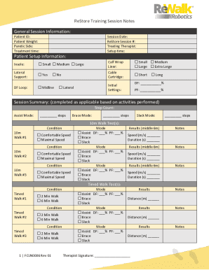 Fillable Online Development of a schedule of current physiotherapy ...