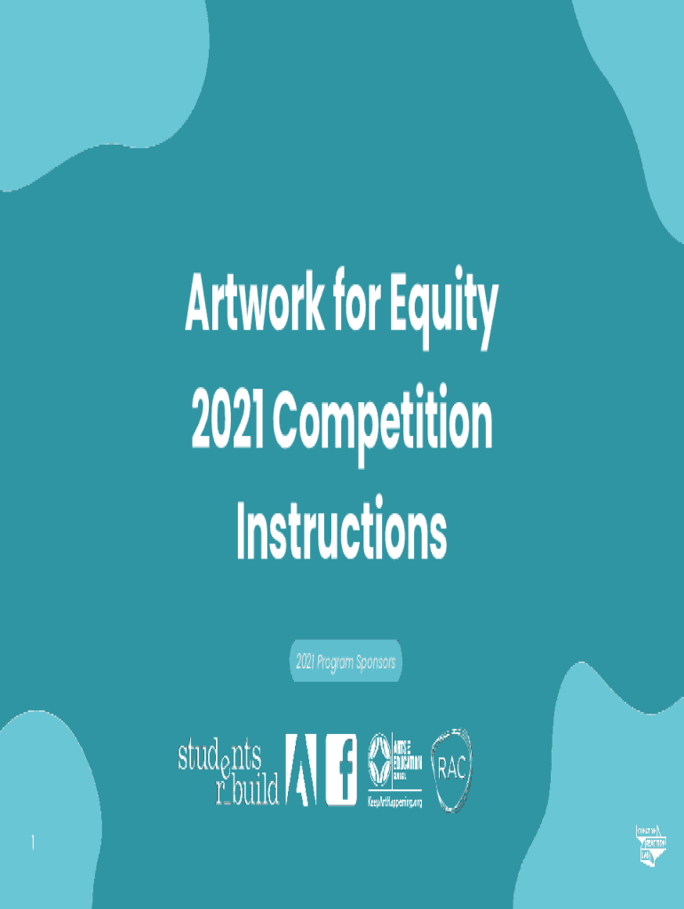 Fillable Online Artwork for Equity: Designing a more equitable world ...