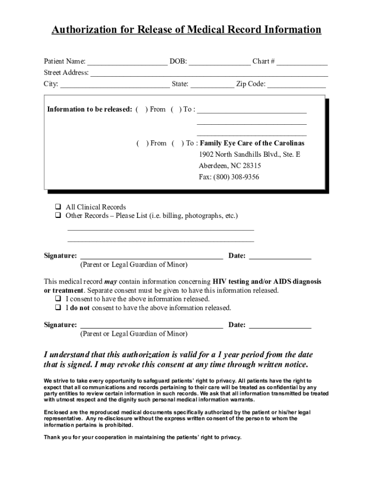 Fillable Online Authorization-Release-Medical-Information. ... Fax Email Print - pdfFiller