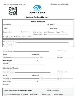 Fillable Online FNAC - 2023 Parental/Guardian Consent Form Fax Email ...