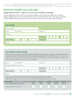 Fillable Online Morrisons Application Form - Fill Online, Printable ...