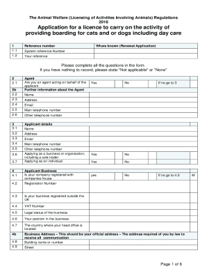 Fillable Online BHCC Animal boarding Application Form all.pdf Fax Email Print - pdfFiller