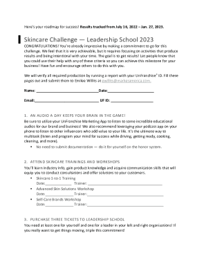 Fillable Online Your Road Map For Success: You Can Get There from Here ...