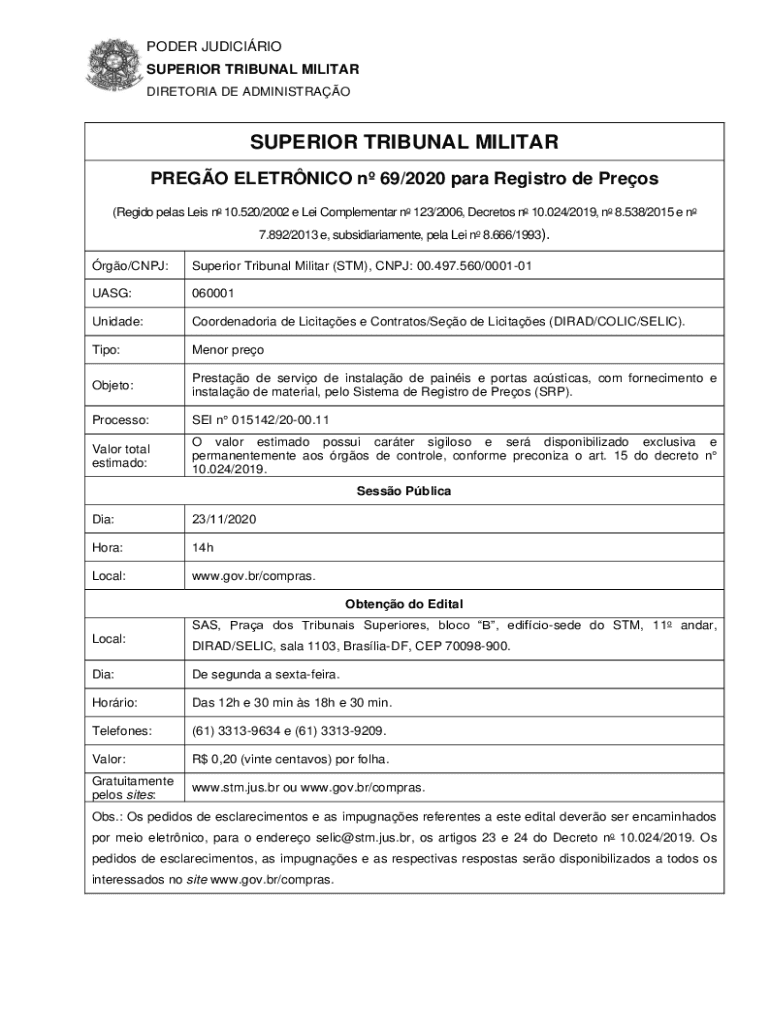 Preenchível Disponível Termo de Referncia. Aquisio de Material Permanente. Fax Email Imprimir ...