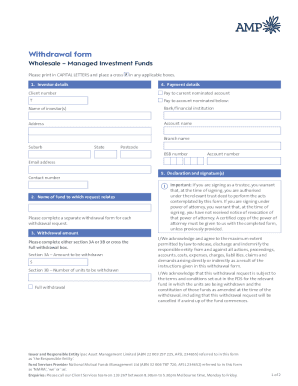 Fillable Online Withdrawal Request Form State Street Active Funds Fax Email Print - pdfFiller