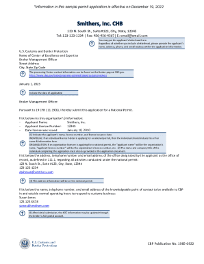 Fillable Online Sample National Permit Application. National Permit Fax ...