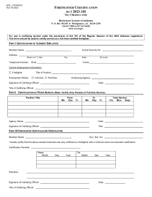 Fillable Online Active MembersThe Retirement Systems of Alabama Fax ...