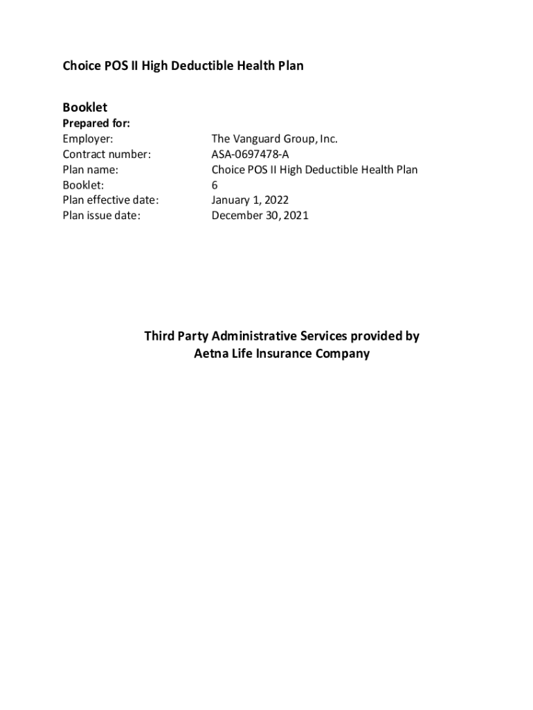 Fillable Online What is a High-Deductible Health Plan (HDHP) & How ...