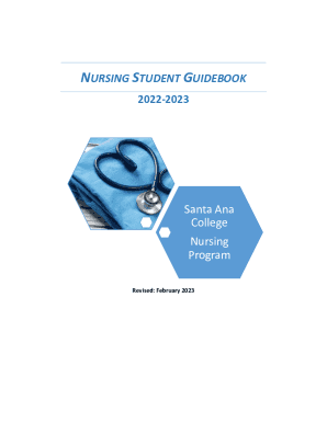 Fillable Online NURSING STUDENT GUIDEBOOK Fax Email Print - pdfFiller