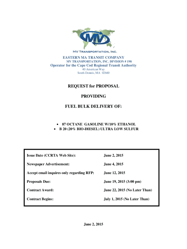 Fillable Online Overview of the Cape Cod Regional Transit Authority Fax ...