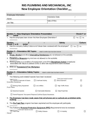 Fillable Online The definitive guide to new employee orientation Fax Email Print - pdfFiller