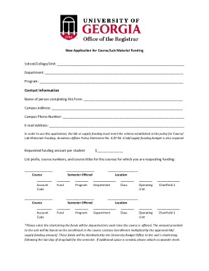 Fillable Online reg uga Application for Admission and Financial Aid Fax ...