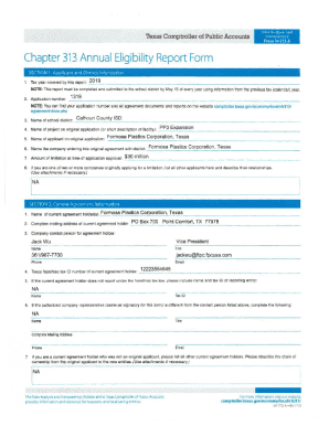 Fillable Online Fillable Online Get the Get the free Chapter 313 Forms ...