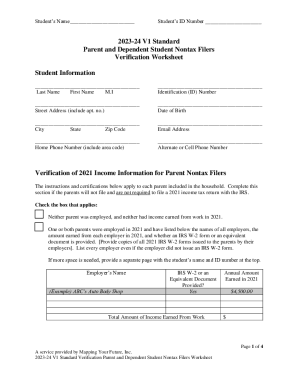 Fillable Online section if the parents will not file and are not ...