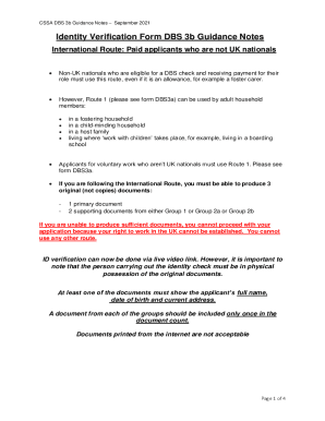 Fillable Online Identity Verification Form DBS 3b Guidance Notes ...