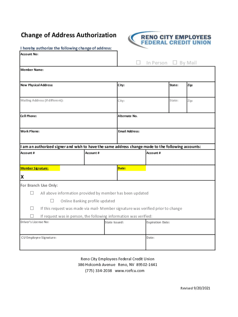 Fillable Online Business Account Change and New Accounts Form Checklist ...