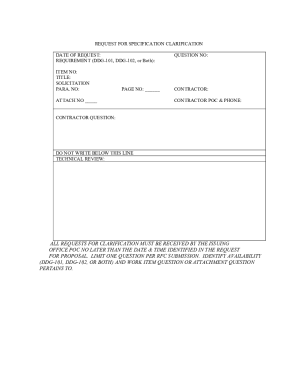 Fillable Online J-12 Request for Clarification RFC Fax Email Print ...