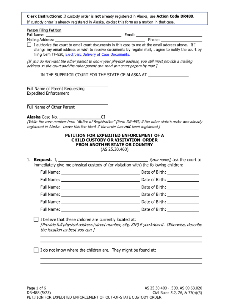 Fillable Online Ak Form Child Custody - Fill Online, Printable ...