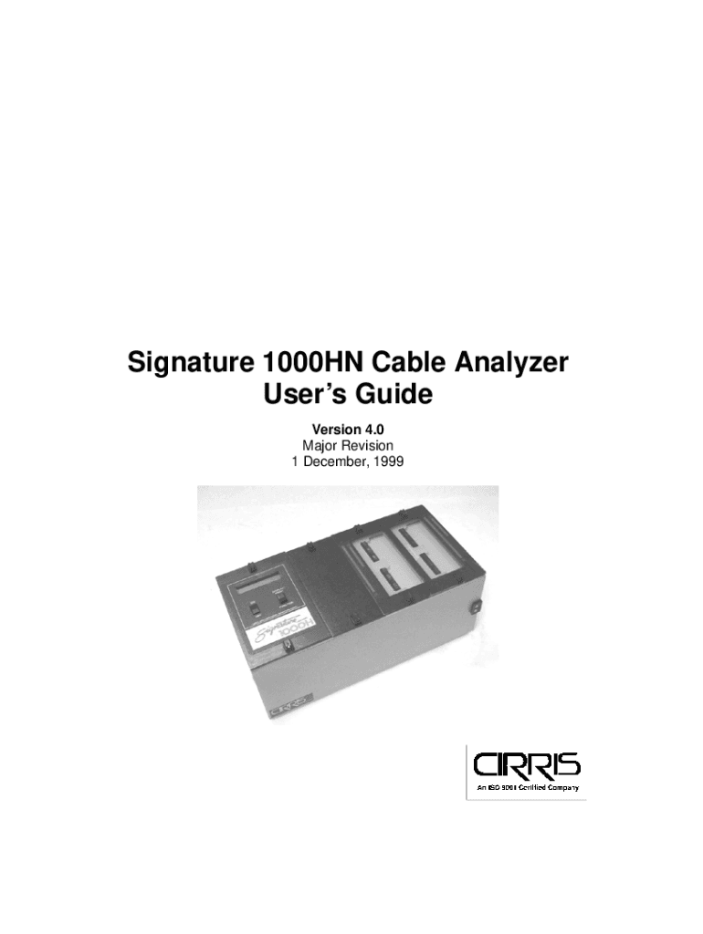 Fillable Online PSA Spectrum Analyzer User's and Programmer's ... Fax ...