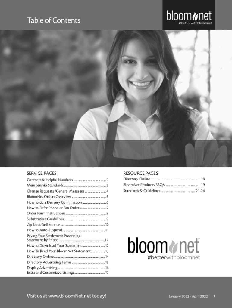 Fillable Online Table of Contents Services - Alert Services: A How-To Guide Fax Email Print ...