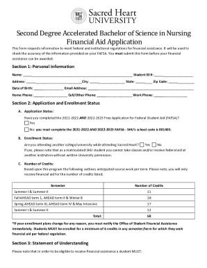 Fillable Online A Guide to Financial Aid for Second-Degree Nursing ...