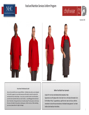 Fillable Online Food and Nutrition Services Uniform Program Fax Email ...