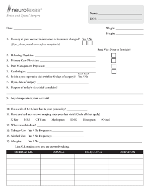 Fillable Online New Patient/Update Intake Forms Fax Email Print - pdfFiller