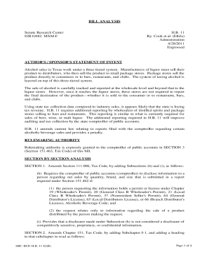 Fillable Online BILL ANALYSIS Senate Research Center S.B. 585 By Fax ...