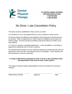 Fillable Online Set a Custom Cancellation Policy with Square ...
