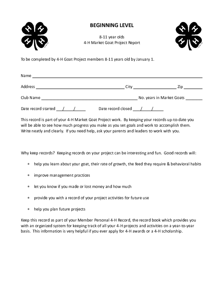 Fillable Online BEGINNING LEVEL Fax Email Print - pdfFiller