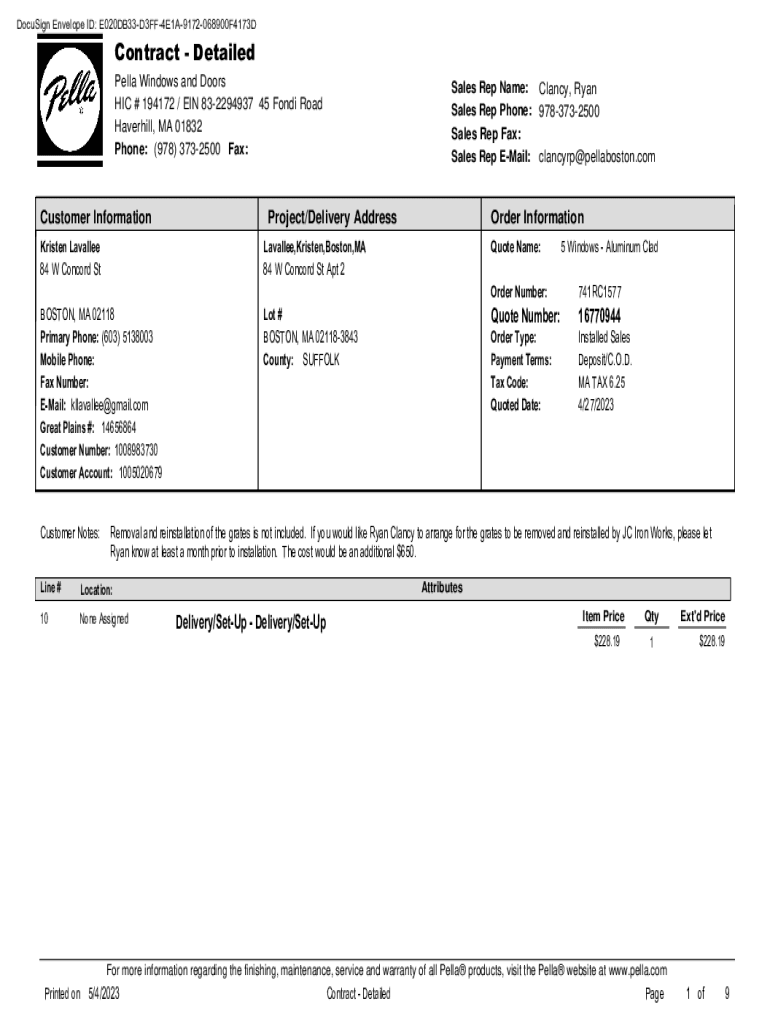 Fillable Online Pella Windows and Doors Fax Email Print - pdfFiller