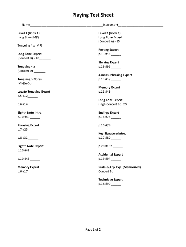 Fillable Online English Grammar Test Package Fax Email Print - pdfFiller