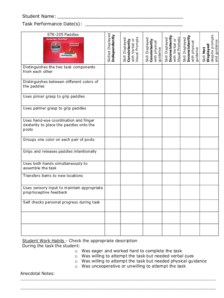 Fillable Online life skills rubric for grading pathways student's Fax ...