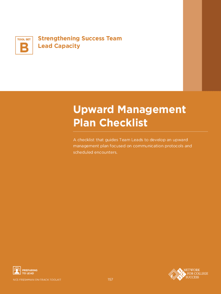 Fillable Online toandthrough uchicago A Manager's Checklist for ...