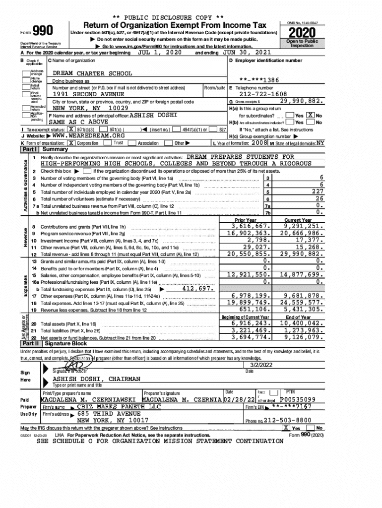 Fillable Online HARLEM RBI, INC. - DREAM CHARTER SCHOOL (4).pdf Fax ...