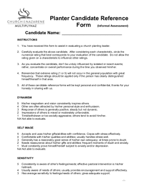 Fillable Online Candidate Reference Form.doc Fax Email Print - pdfFiller