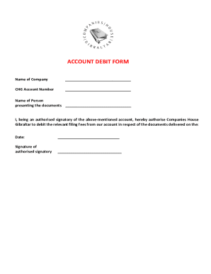 Fillable Online PAYMENT FORM (by account debit)2 Fax Email Print ...