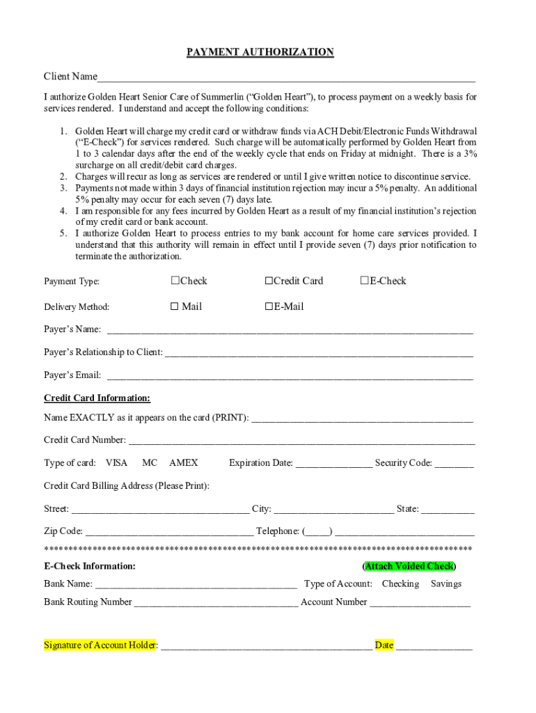 Fillable Online Client Payment Form Fax Email Print - pdfFiller