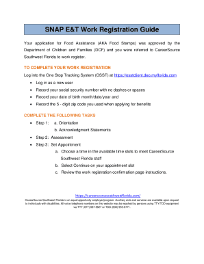 Fillable Online What is SNAP E&T? - SNAP to Skills - USDA Fax Email ...