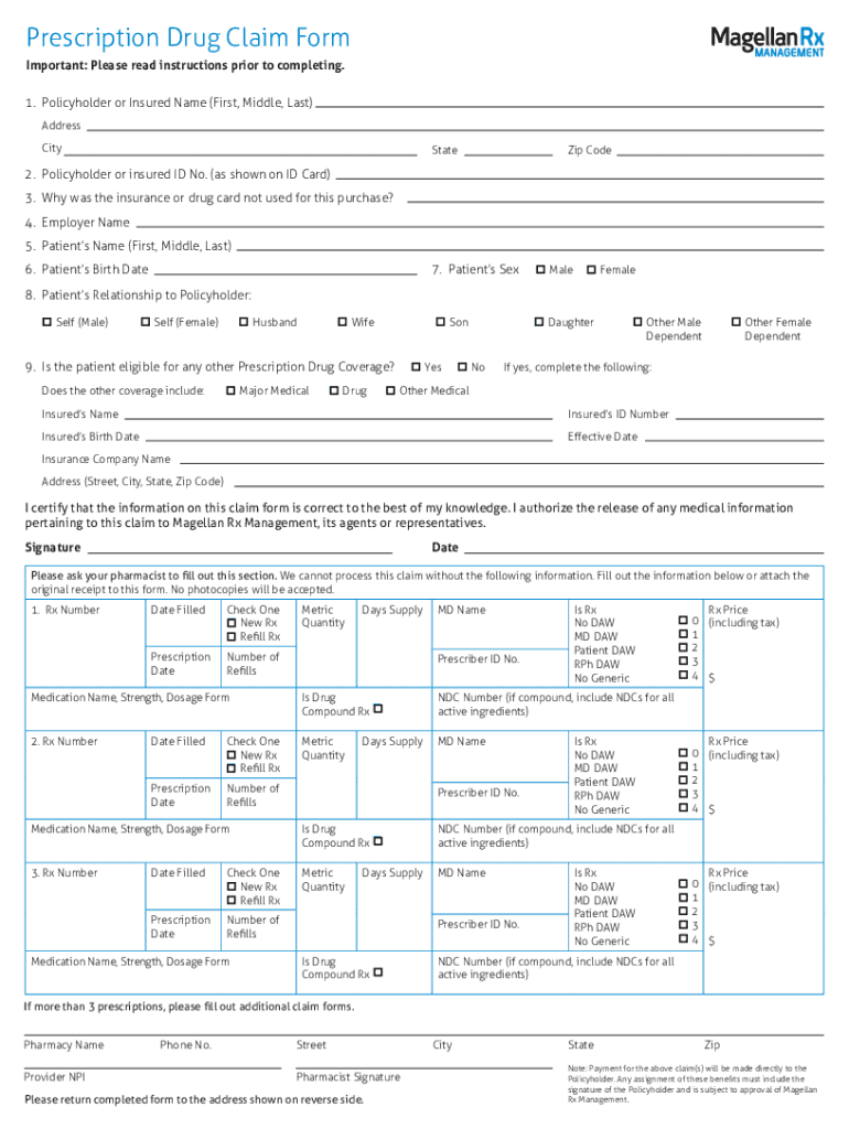 Fillable Online Empire medication prior auth form Fax Email Print ...