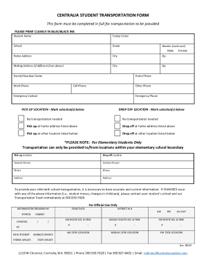 Fillable Online BUS DRIVER SIGN IN SHEET Fax Email Print - pdfFiller