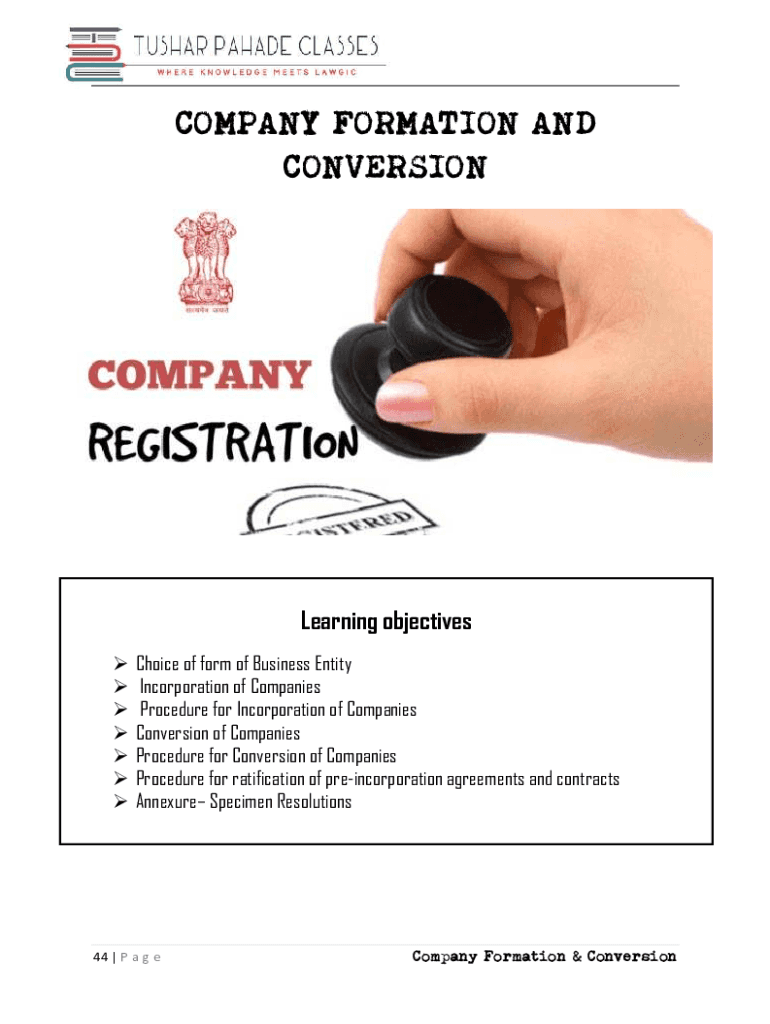 Fillable Online Process of Forming a Company: Everything You Need to ... Fax Email Print - pdfFiller