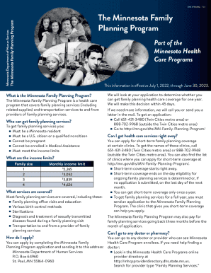Fillable Online DHS-4740-ENG (Minnesota Family Planning Program (MFPP ...