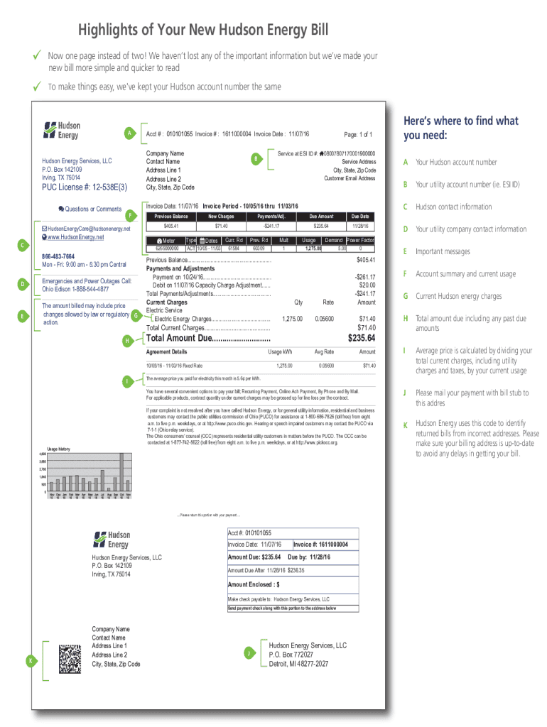 Fillable Online Your Bill Explained Fax Email Print - pdfFiller