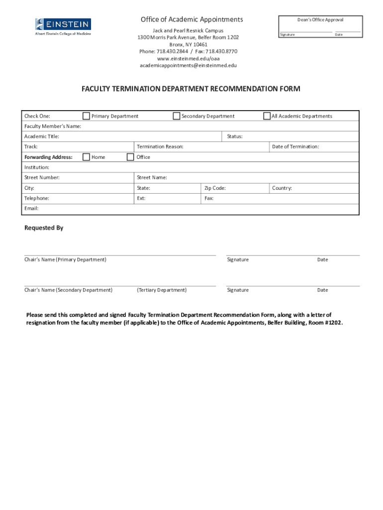 Fillable Online SABBATICAL LEAVE DEPARTMENT REQUEST FORM Fax Email ...