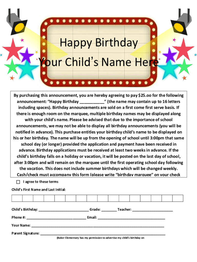Fillable Online WISH YOUR GRIZZLY A HAPPY BIRTHDAY WITH A ... Fax Email ...