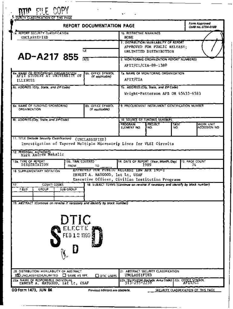 Fillable Online AFIT / Civilian Institution Programs / Line of the Air ...