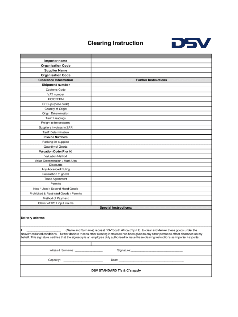 Fillable Online Customs Procedure Codes (CPC) - What are they? Fax ...